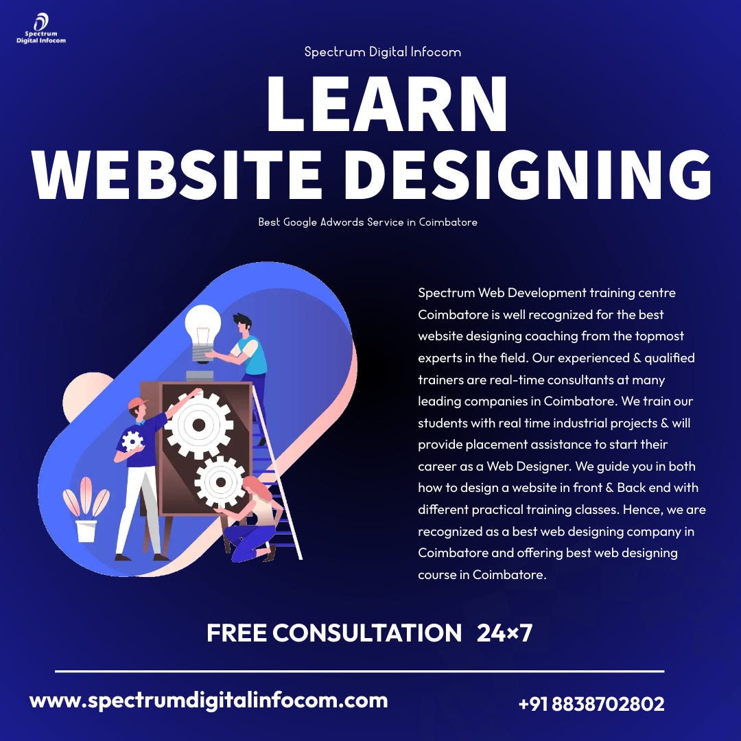 Website Designing Course In Coimbatore : - Jagantrade - Medium