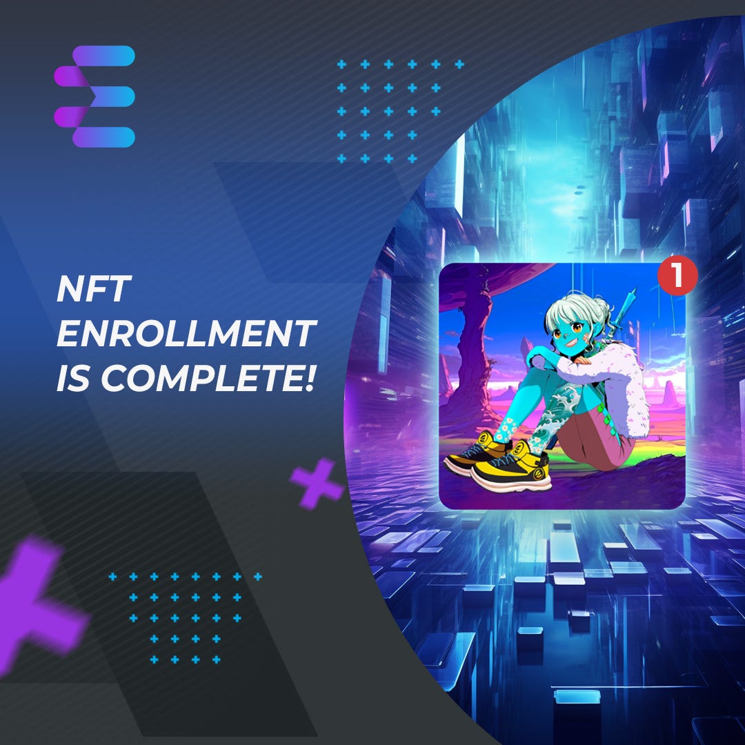 NFT enrollment is complete! - EZZY GAME - Medium