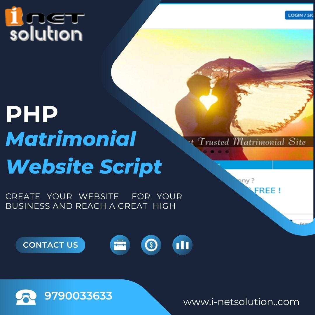 Readymade PHP Matrimonial Script. The wedding industry has the potential… | by Inetsolution | Medium