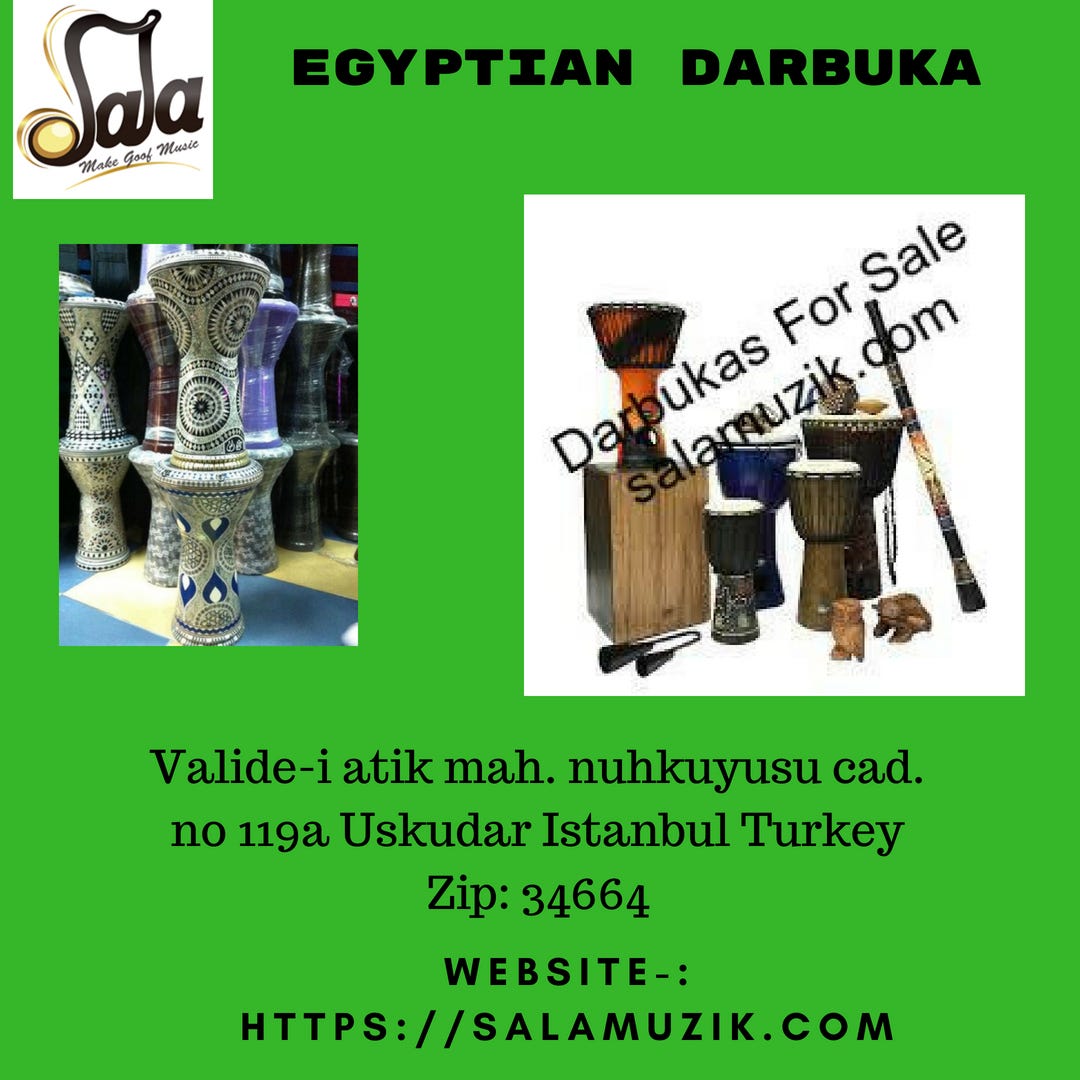 Egyptian Darbuka. Shop from the world’s largest selection… | by Sala ...