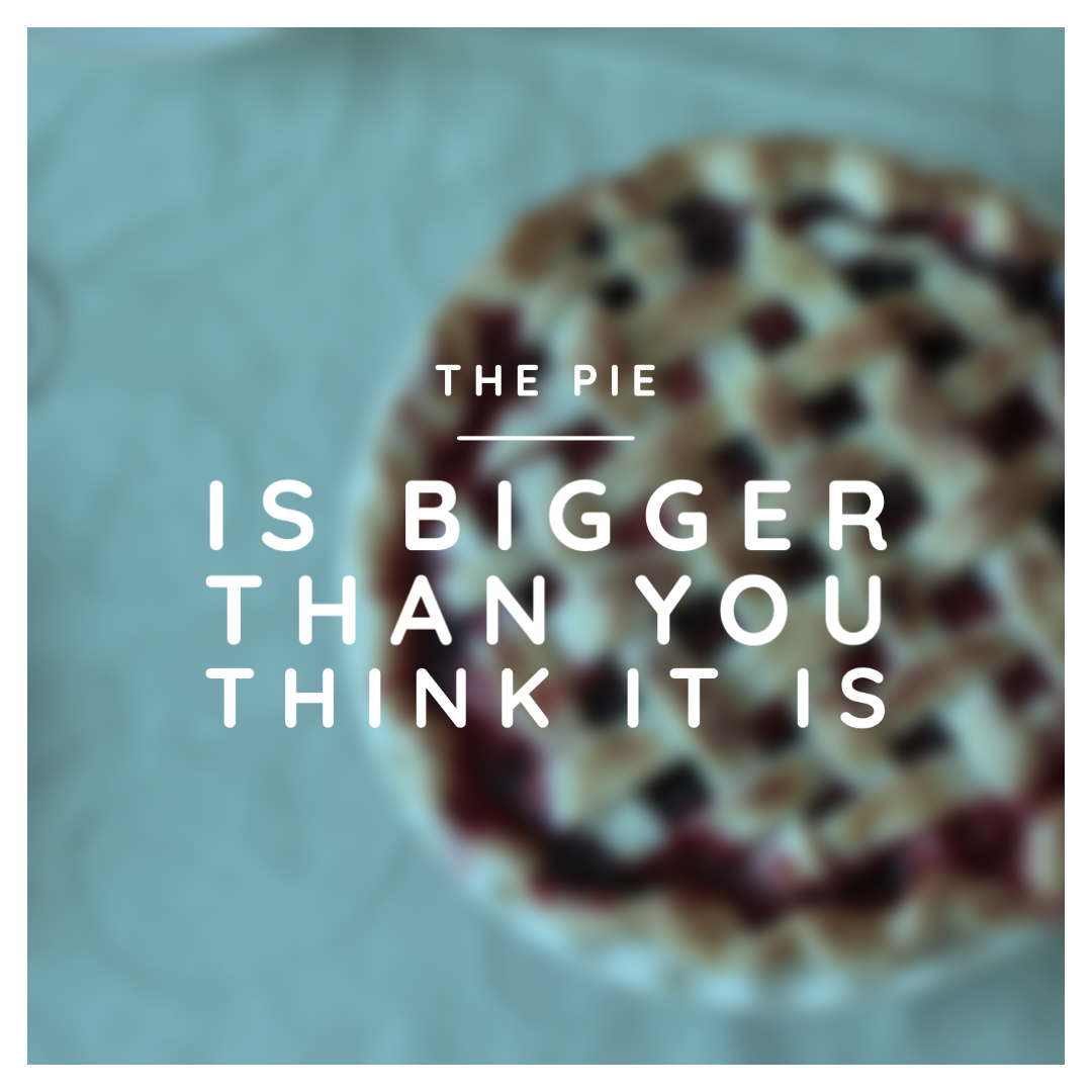 The Pie is Bigger Than You Think It Is | by Wade Meredith | Medium