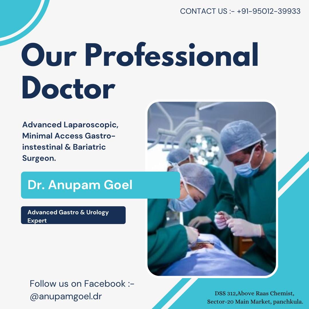 Surgical Excellence: Dr. Anupam Goel, Chandigarh’s Top Laparoscopic ...
