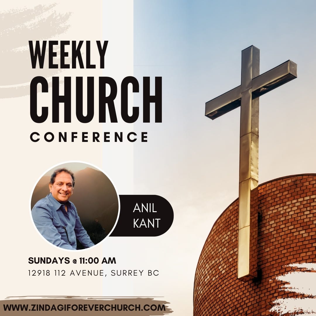 Sunday Church Events Service in Surrey - Zindagi Forever Church - Medium