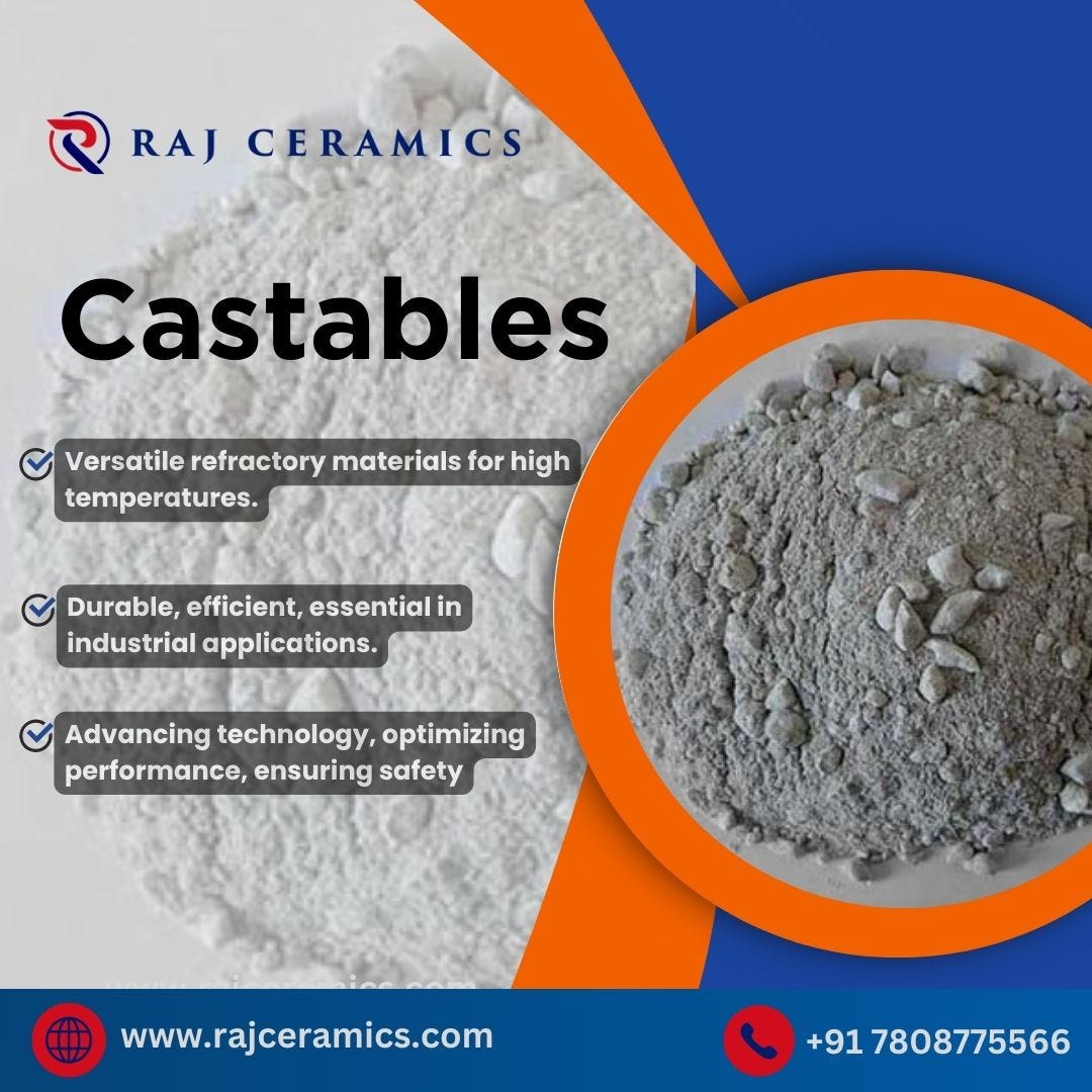 Refractory Castables: The Unsung Heroes of High-Temperature Industries | by Raj Ceramics | Jun ...