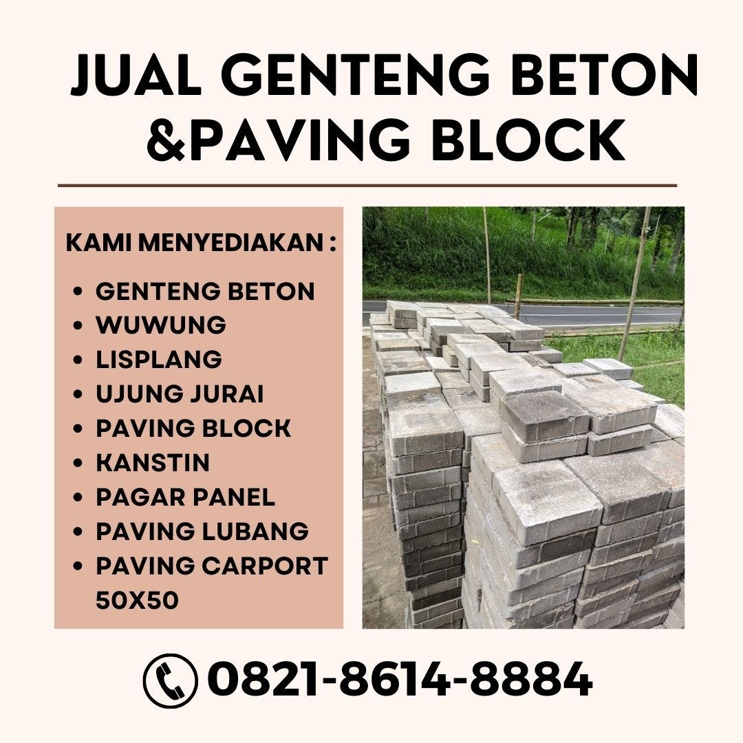 WA/Telp 0812–3402–0699, Toko paving block untuk teras rumah Terdekat di ...