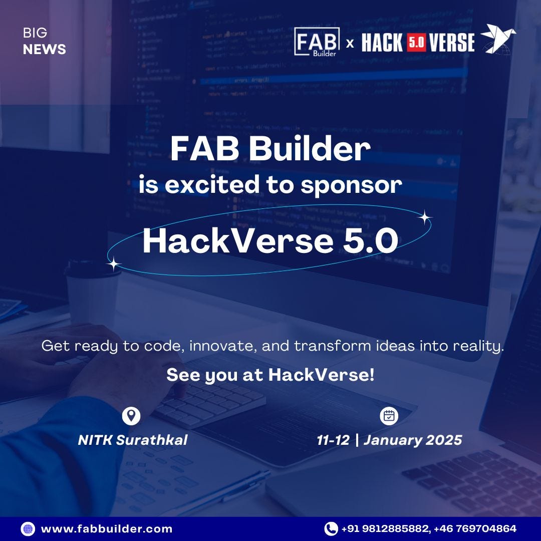 FAB Builder is Thrilled to Sponsor Hackverse 5.0! | by FAB Builder | Code Generation Platform ...