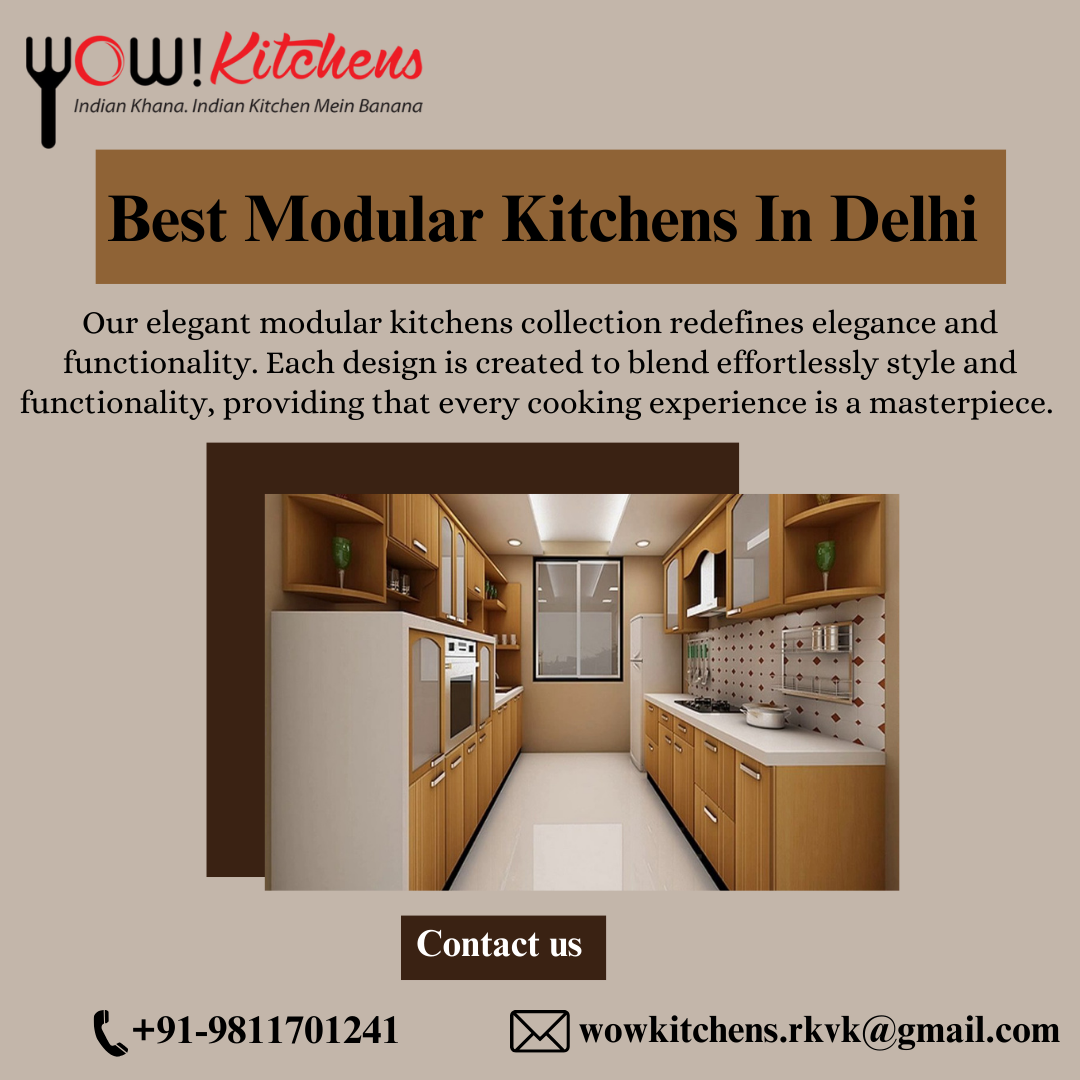 Best Modular Kitchens In Delhi - Wowkitchens - Medium