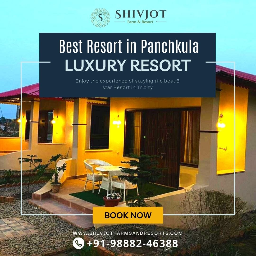 Best resort in Panchkula - Shivjotfarmsandresort - Medium