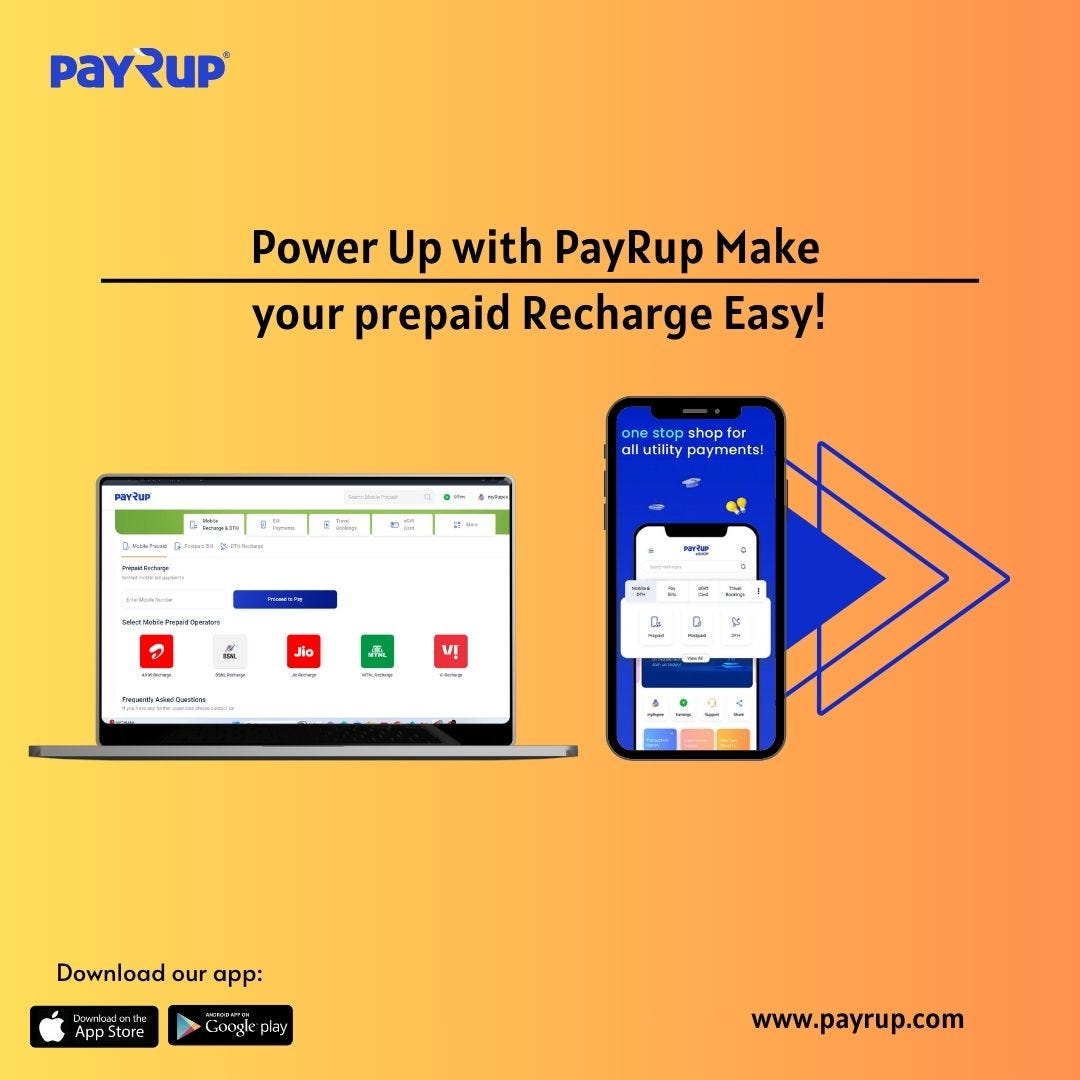 Payrup Your One Stop Solution for Easy Prepaid Recharges and Exciting ...