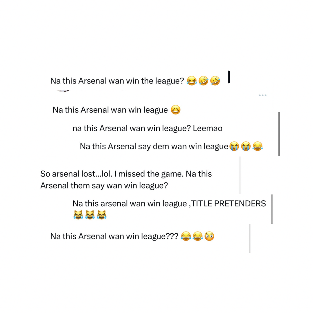 “Na this Arsenal wan win the league?” | by Adebanke Anifowose | Medium