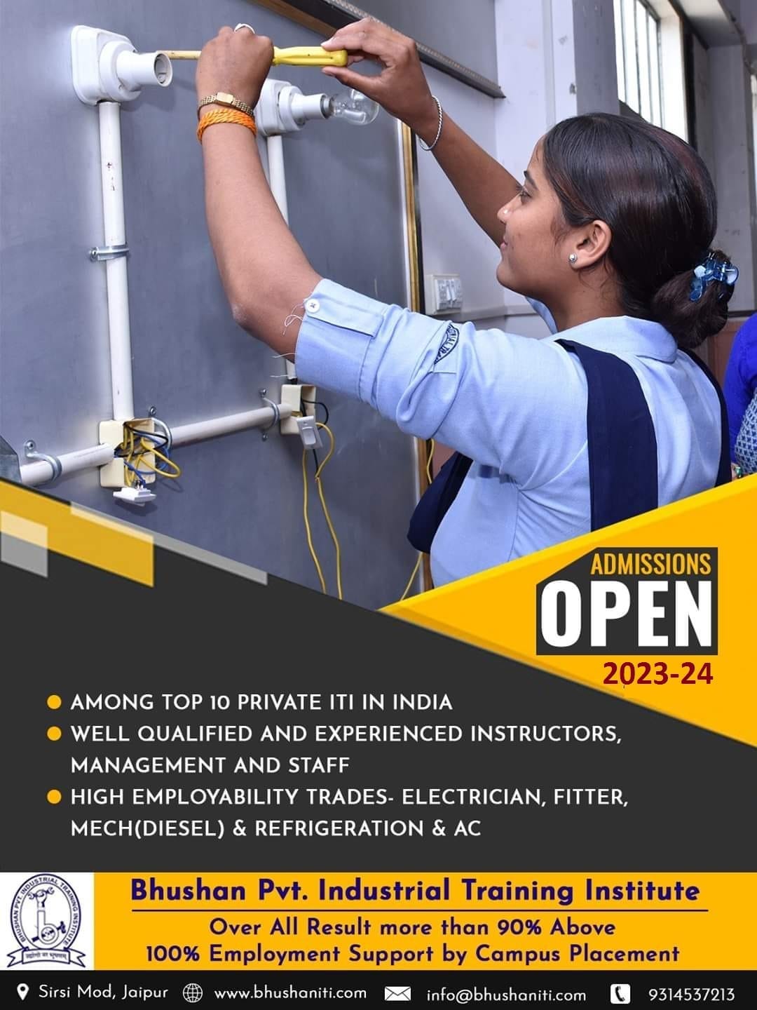Best Electrician ITI College in Jaipur — Bhushan ITI - Bhushan ITI - Medium