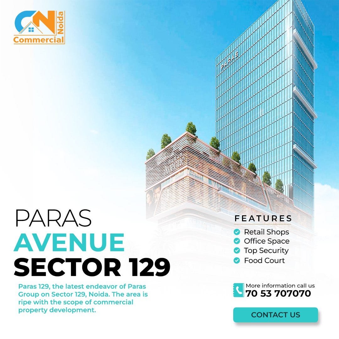 Paras Avenue Sector 129 Noida | Commercial Noida | Medium