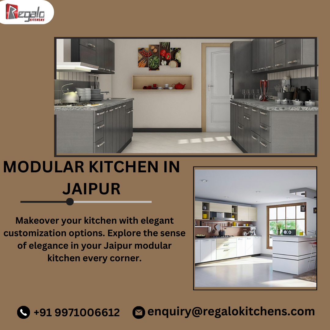 Modular Kitchen in Jaipur - Regalo Kitchens - Medium