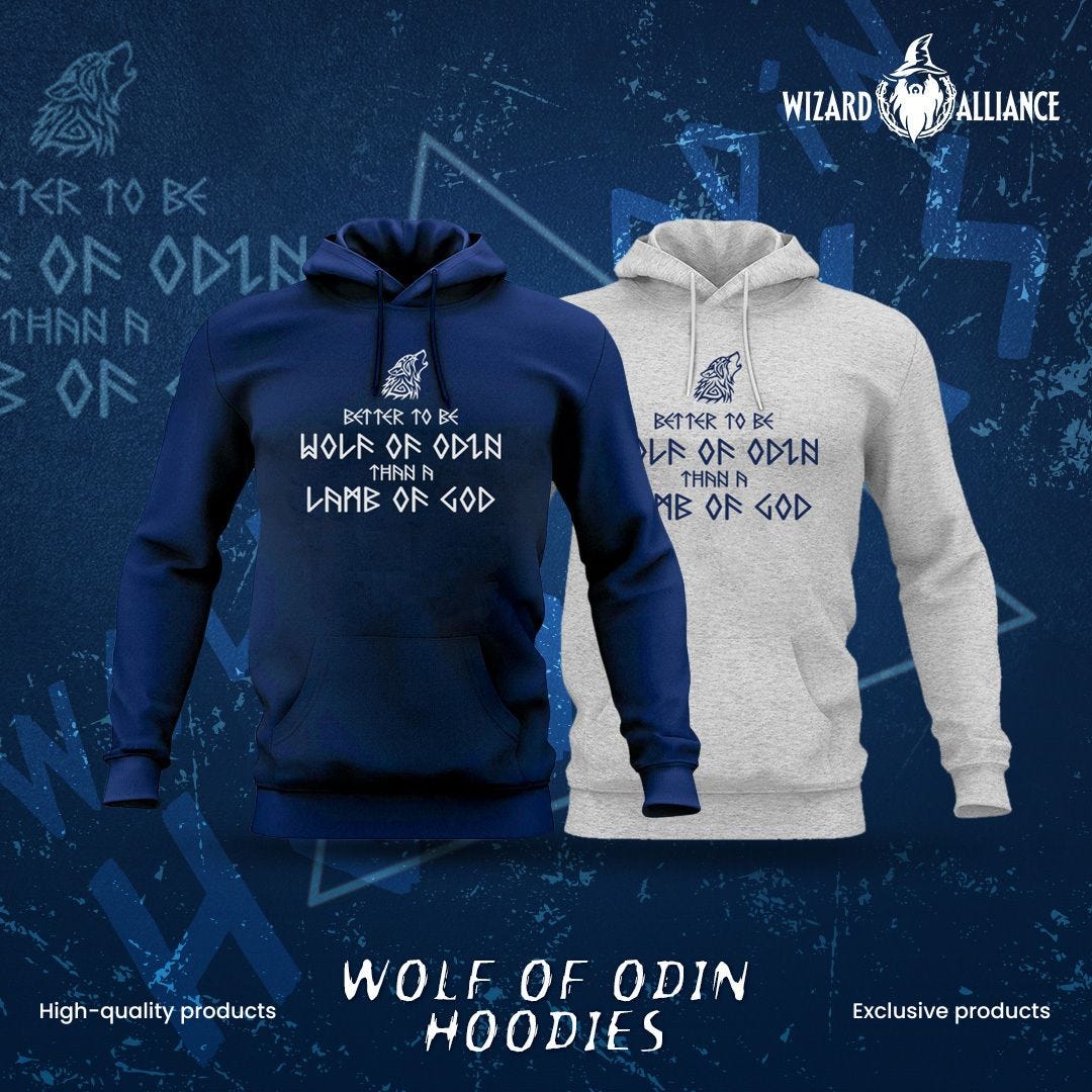 Wolf of odin Hoodies - Digitalmarketingwizardaliance - Medium