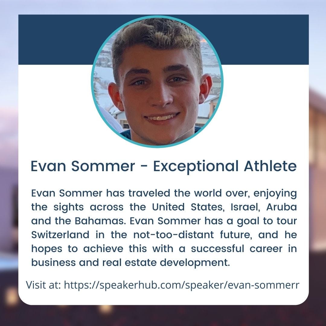 Evan Sommer — Exceptional Athlete - Evan Sommer - Medium