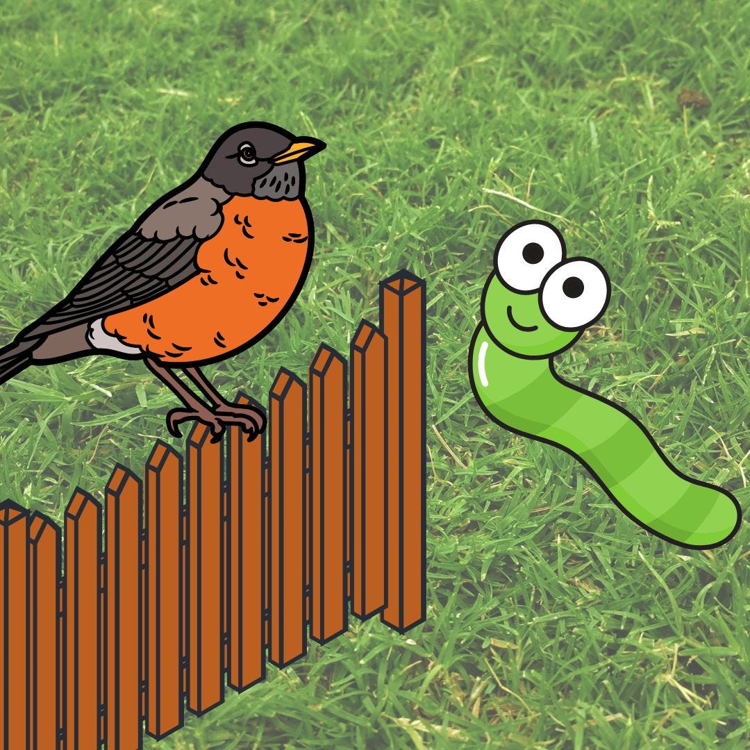 A Friendship Story of Red the Robin and Slim The Worm | by Gary L Ellis ...