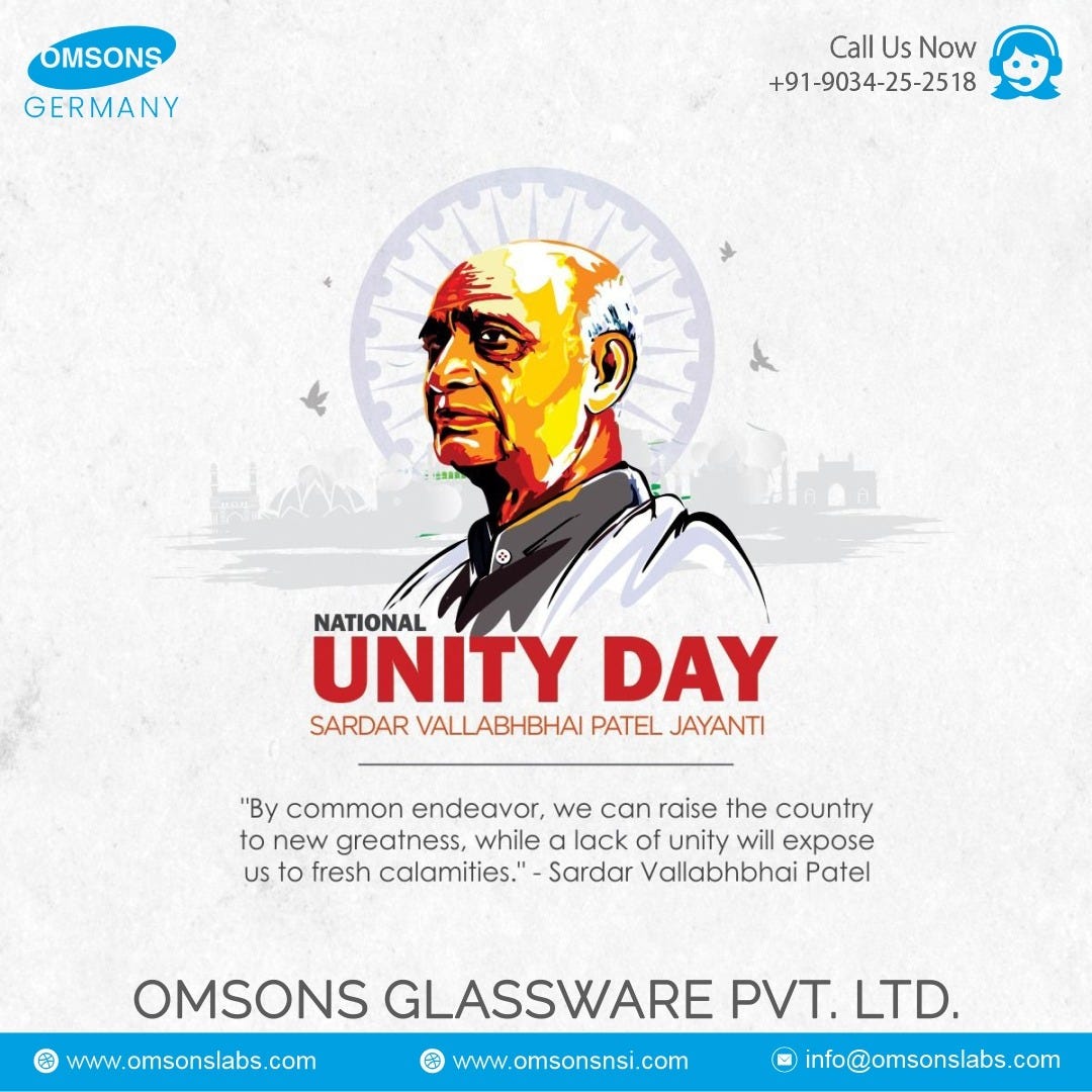 National Unity Day - Omsons Glassware - Medium