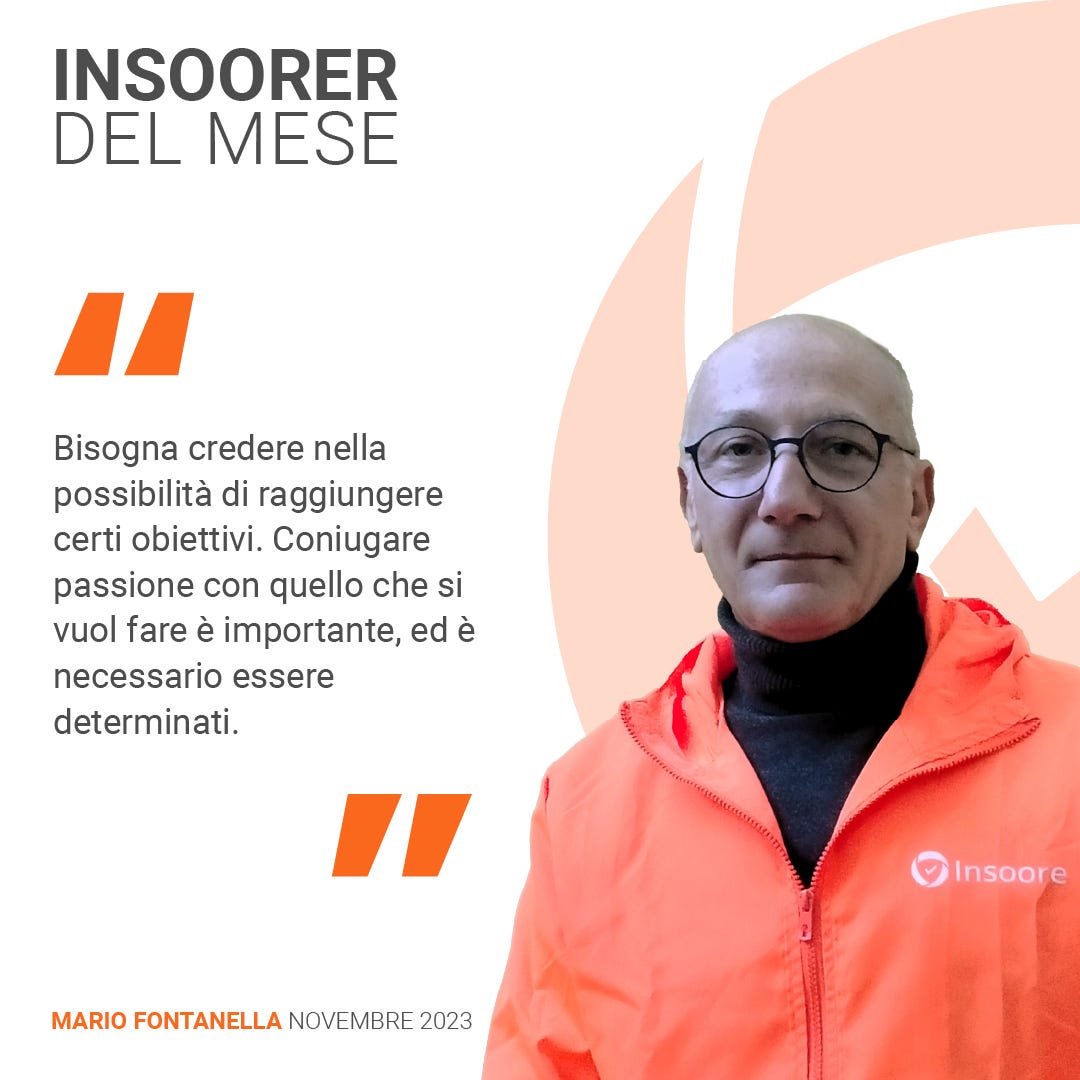 Mario Fontanella è l’Insoorer del Mese di novembre 2023 | by Insoore ...