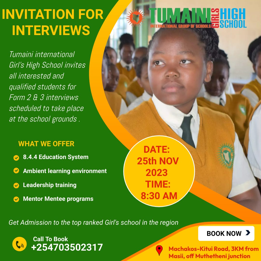 Unlock Your Potential at Tumaini International Girls High School! | by ...