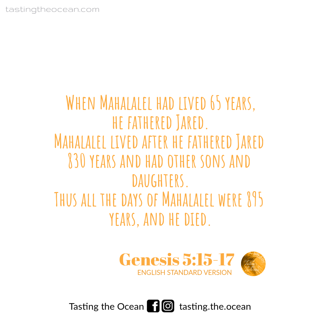 👣Mahalaleel.👣. Mahalaleel was born when Kenan was… | by Tasting The ...