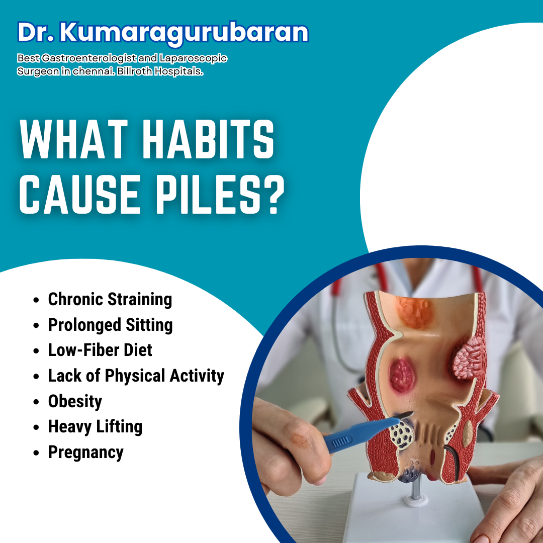 Habits That Cause Piles | Best Gastroenterologist Chennai | by ...