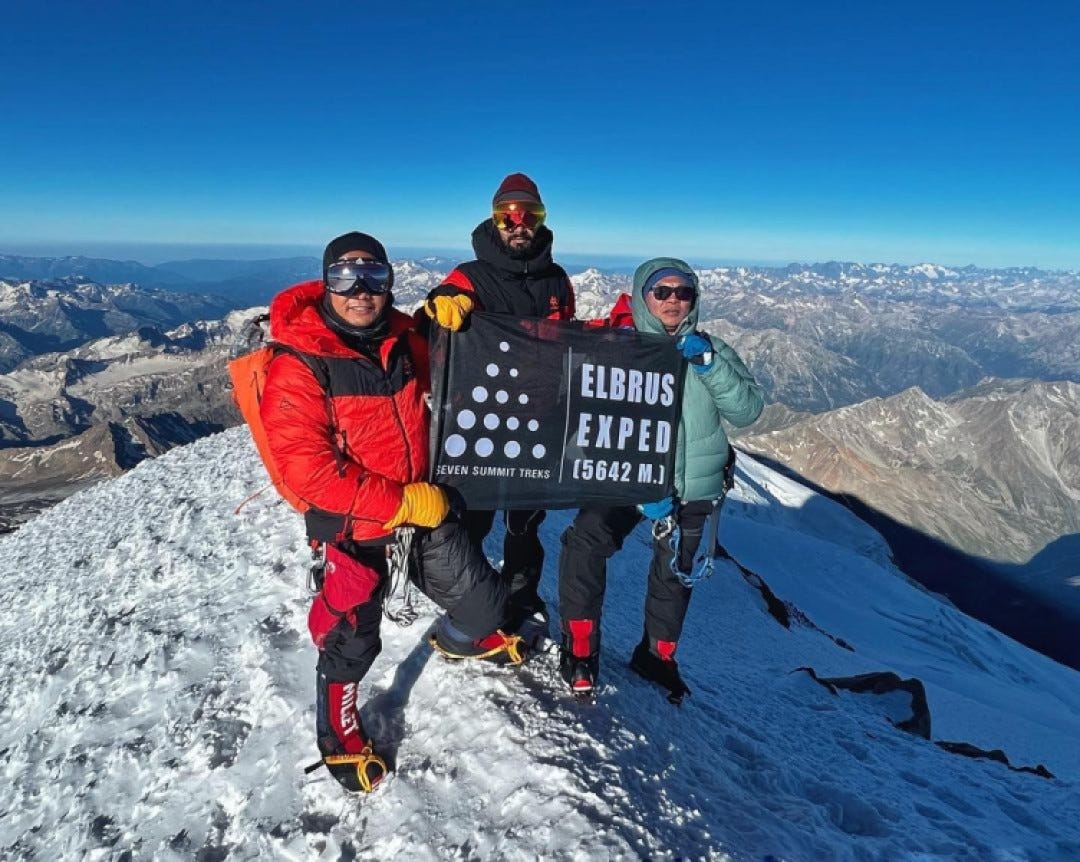 Elbrus summit successfully accomplished by the team of Seven Summit ...
