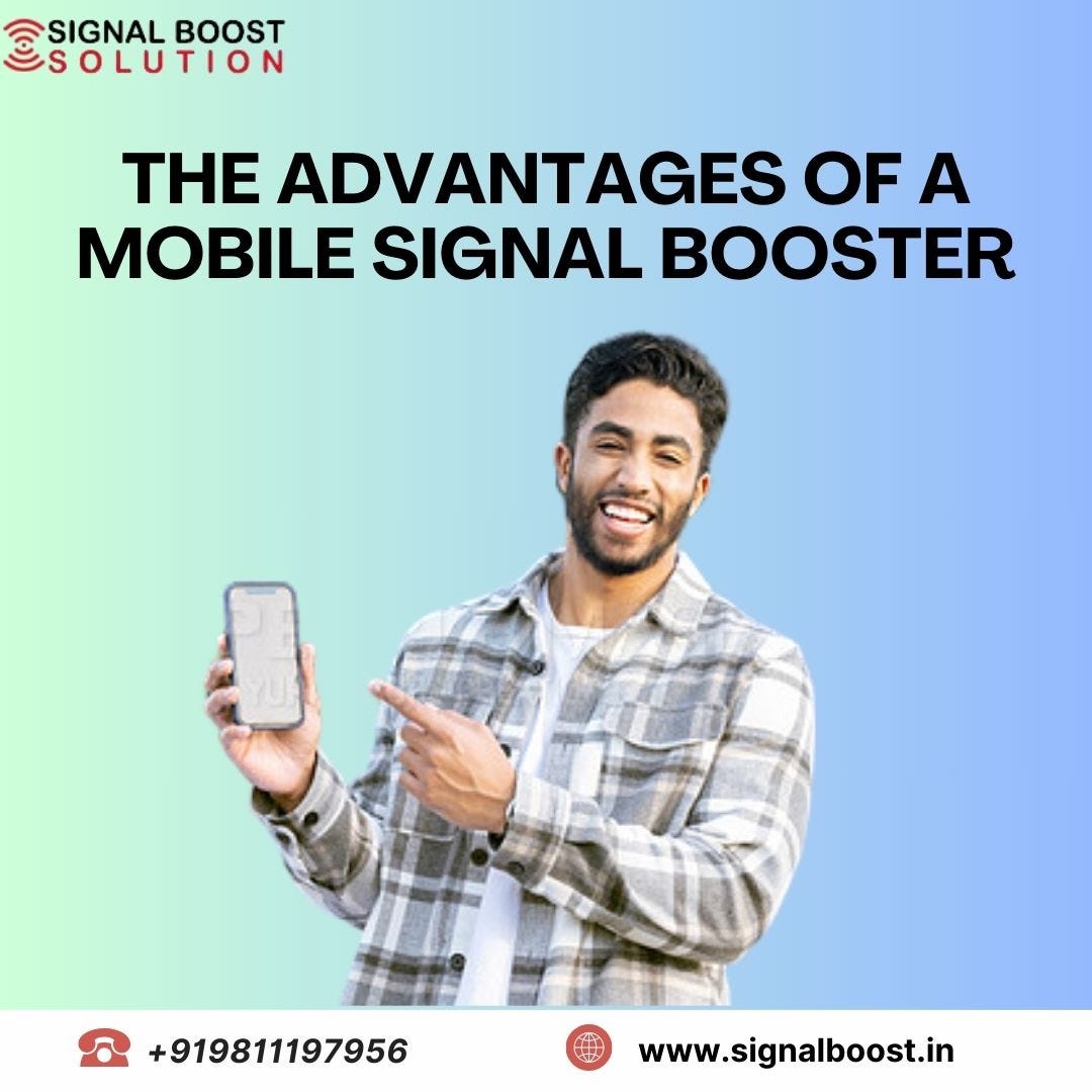 Cell Phone Signal Booster - signal boost - Medium