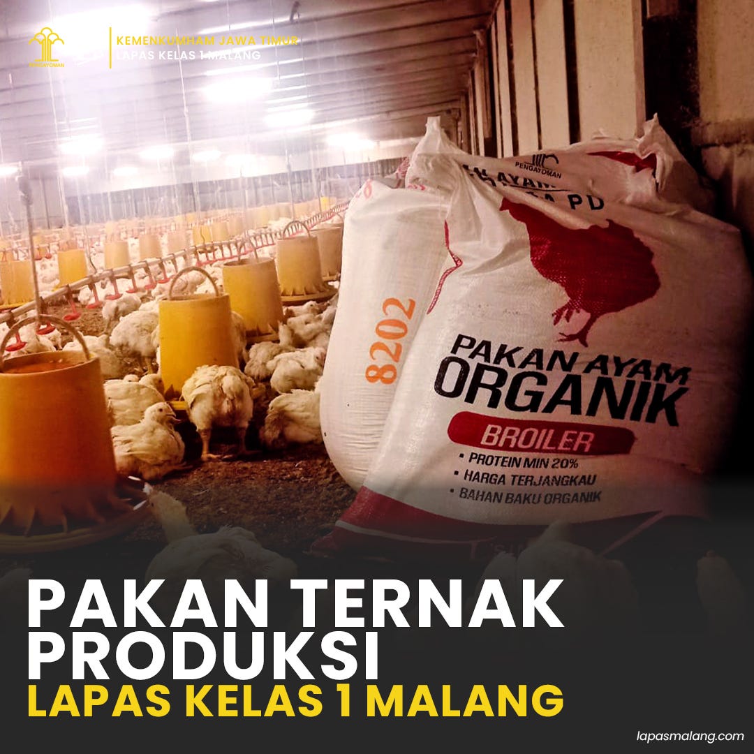 Naik 200%, Permintaan Pakan Ternak Organik Produksi Lapas Kelas I ...