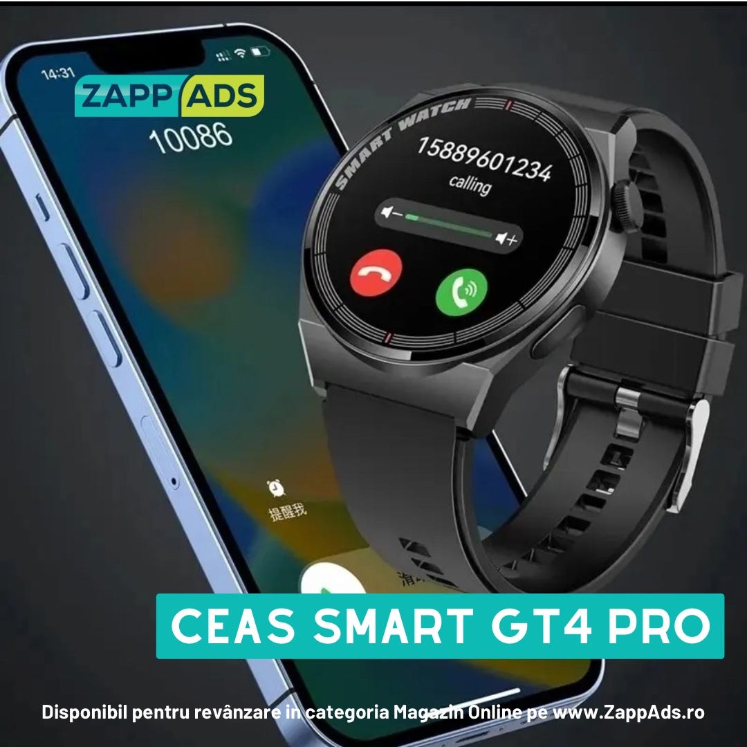 Ceas smart de vanzare pe www.ZappAds.ro - ZappAds Romania - Medium