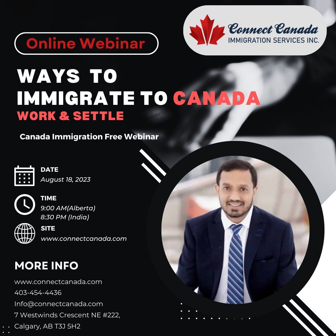 Canadian Immigration Consultant | Connect Canada | by ConnectCanada Canada | Sep, 2024 | Medium