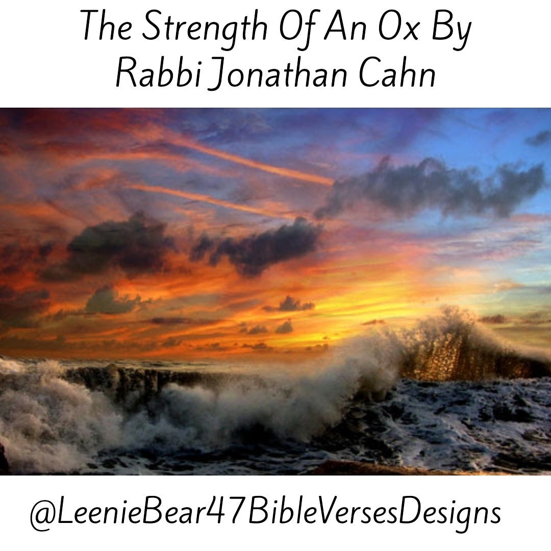 The Strength Of An Ox By Rabbi Jonathan Cahn | by 𝓐𝓲𝓵𝓮𝓮𝓷 𝓓𝓮𝓵𝓰𝓪𝓭𝓸 | Medium