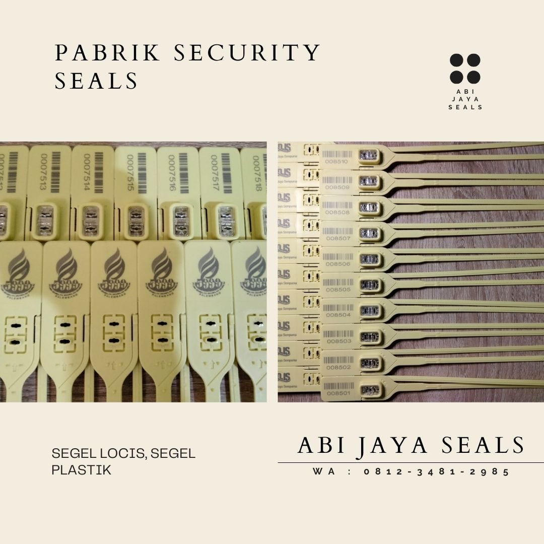 Pabrik Segel Plastik Locis Tangki Tanjung Pinang, WA : 0812–3481–2985 ...