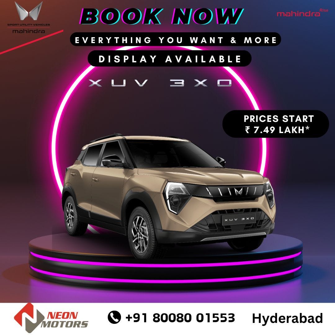 Where to Buy a Mahindra XUV3XO. Introduction | by Pavani | May, 2024 ...