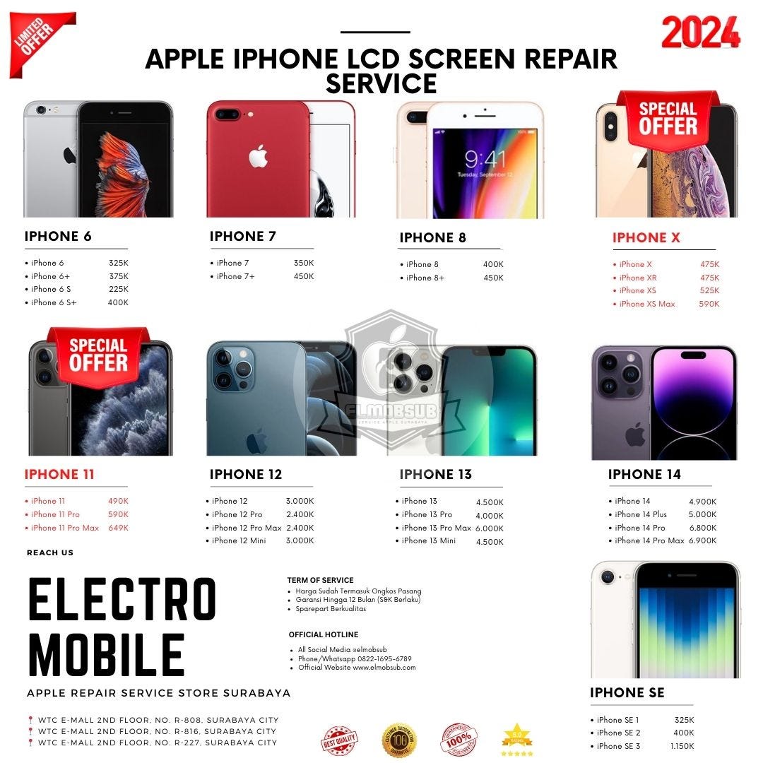 Service iPhone, MacBook, iPad, dan iWatch Harga Murah di Surabaya | by ...