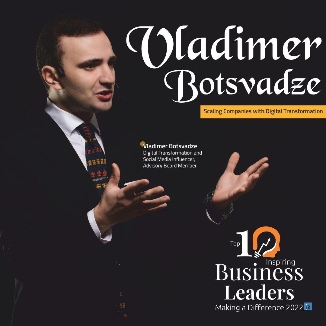 Building a World-Class Personal Brand: Lessons from Vladimer Botsvadze | by Vladimer Botsvadze ...