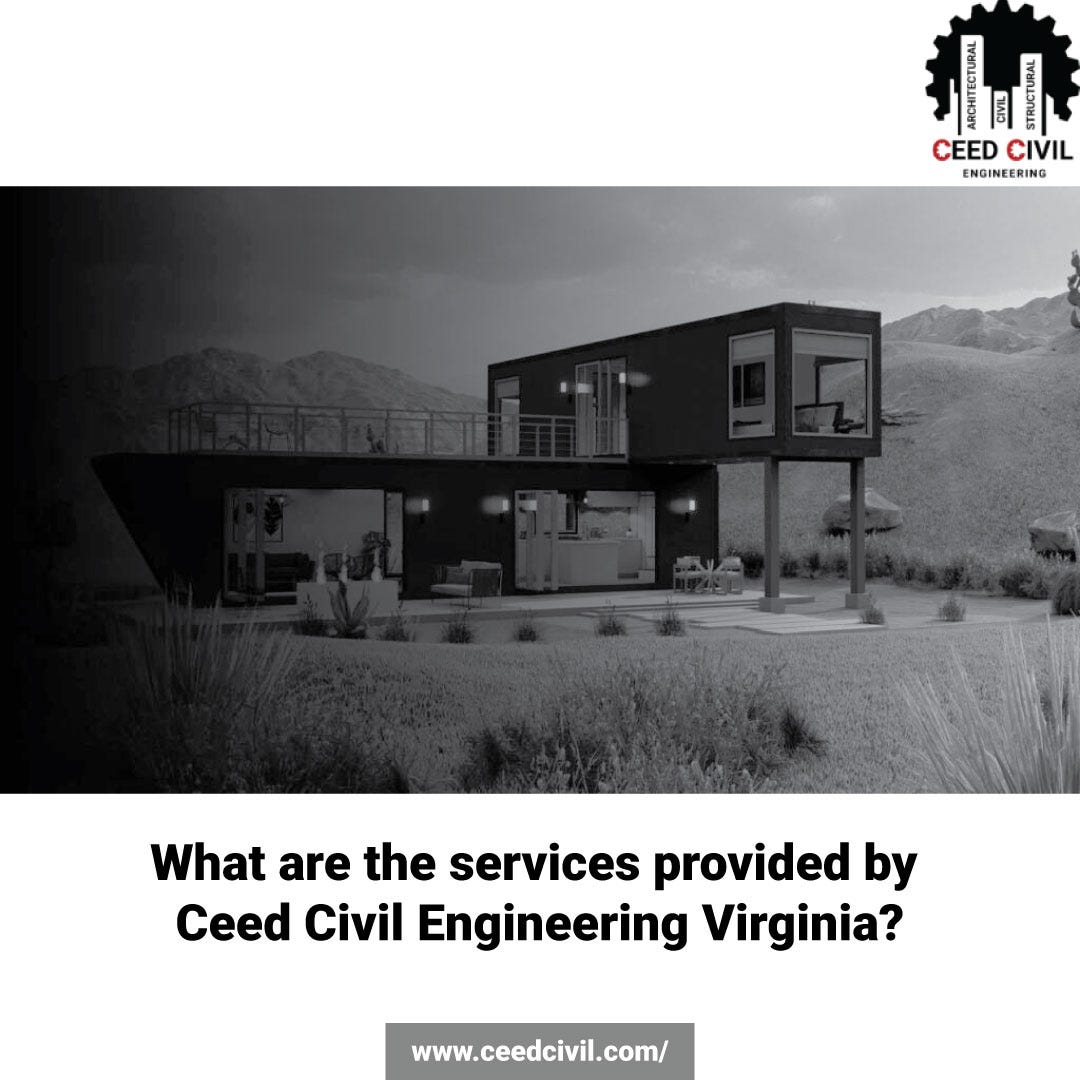 What are the services provided by Ceed Civil Engineering Virginia? | by ...