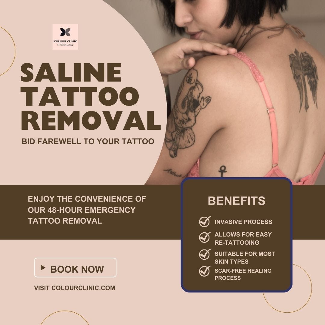 Interesting Facts to Explore about Saline Tattoo Removal in Oakville | by Colour Clinic ...
