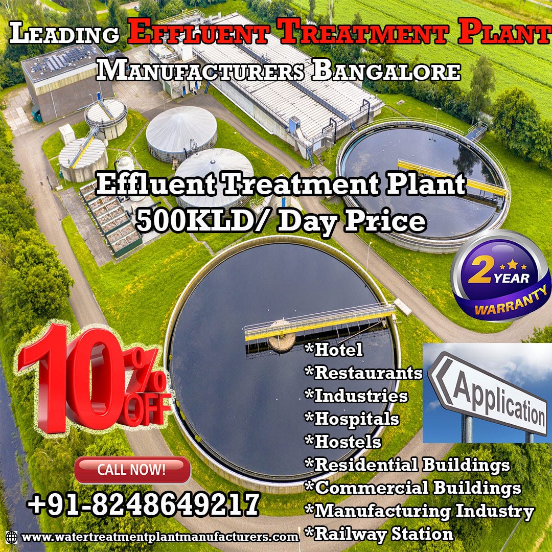 Effluent Treatment Plant Chennai| Tamil Nadu| Andhra| Bangalore ...