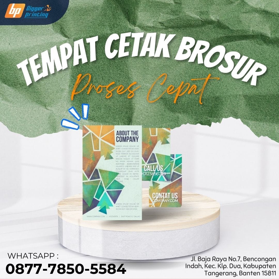 PROSES CEPAT, Wa./Call 0877–7850–5584, Cetak Brosur di Teluk Naga Kab.Tangerang. - cetakbrosur ...