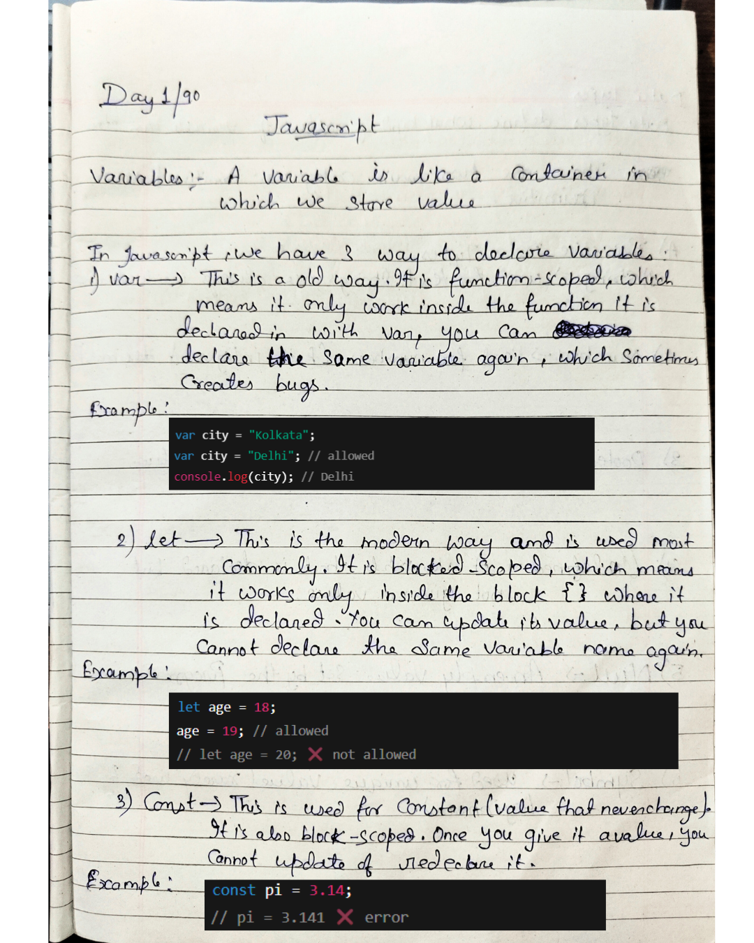 Day 1 of My 90-Day Coding Challenge to Become a Full-Stack Developer — Arpan Mukherjee | by ...