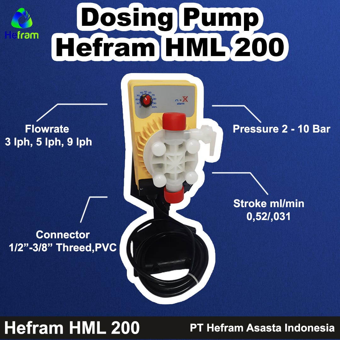 Dosing Pump Chlorine — Hefram HML 200 - Ikhsanhefram - Medium
