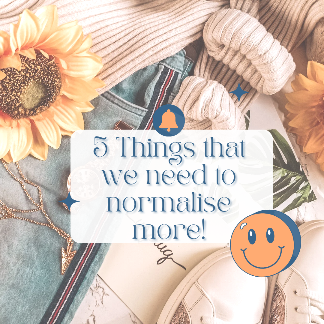 Five things we need to normalise more. | by Soulliving | Medium