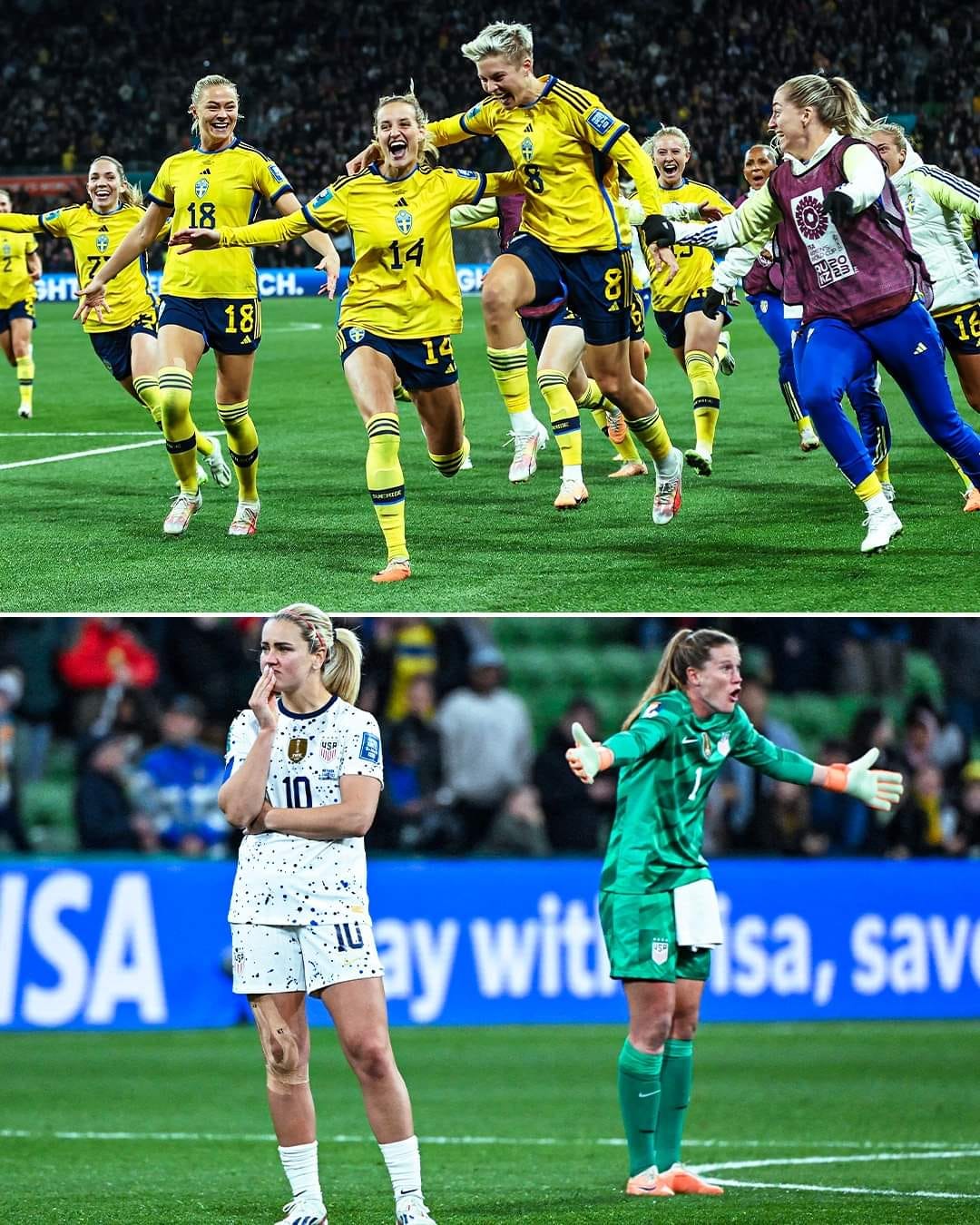 Round of 16: Sweden 0 USA 0 AET (Sweeden 5–3 Penalties) #1841 | by ...