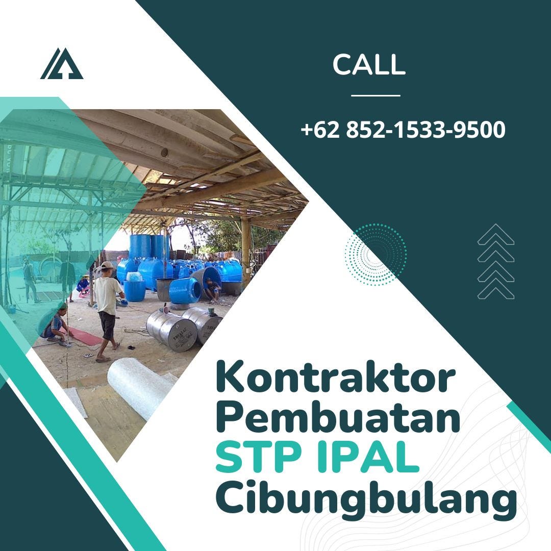 SUDAH ISO, CALL +62 852–1533–9500, Perusahaan Kontraktor STP IPAL ...