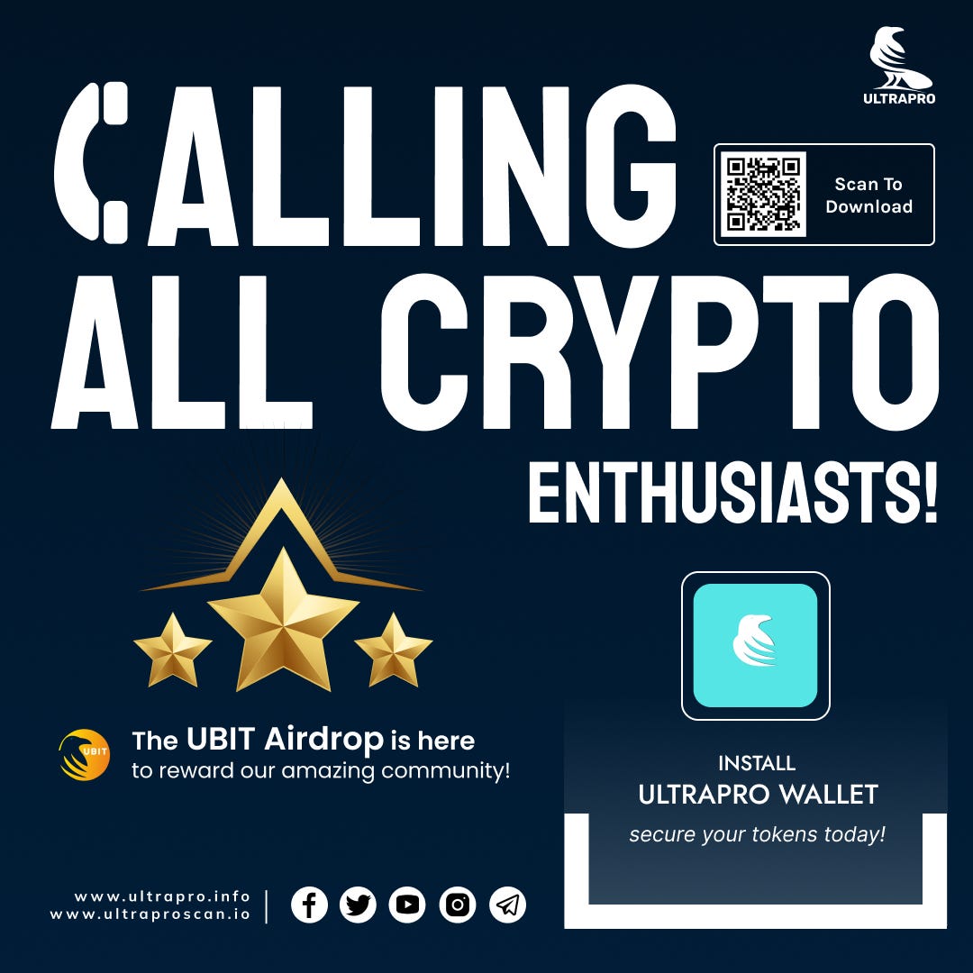 Unveiling the UBIT Tokens Airdrop: Exploring UltraPro Wallet’s ...
