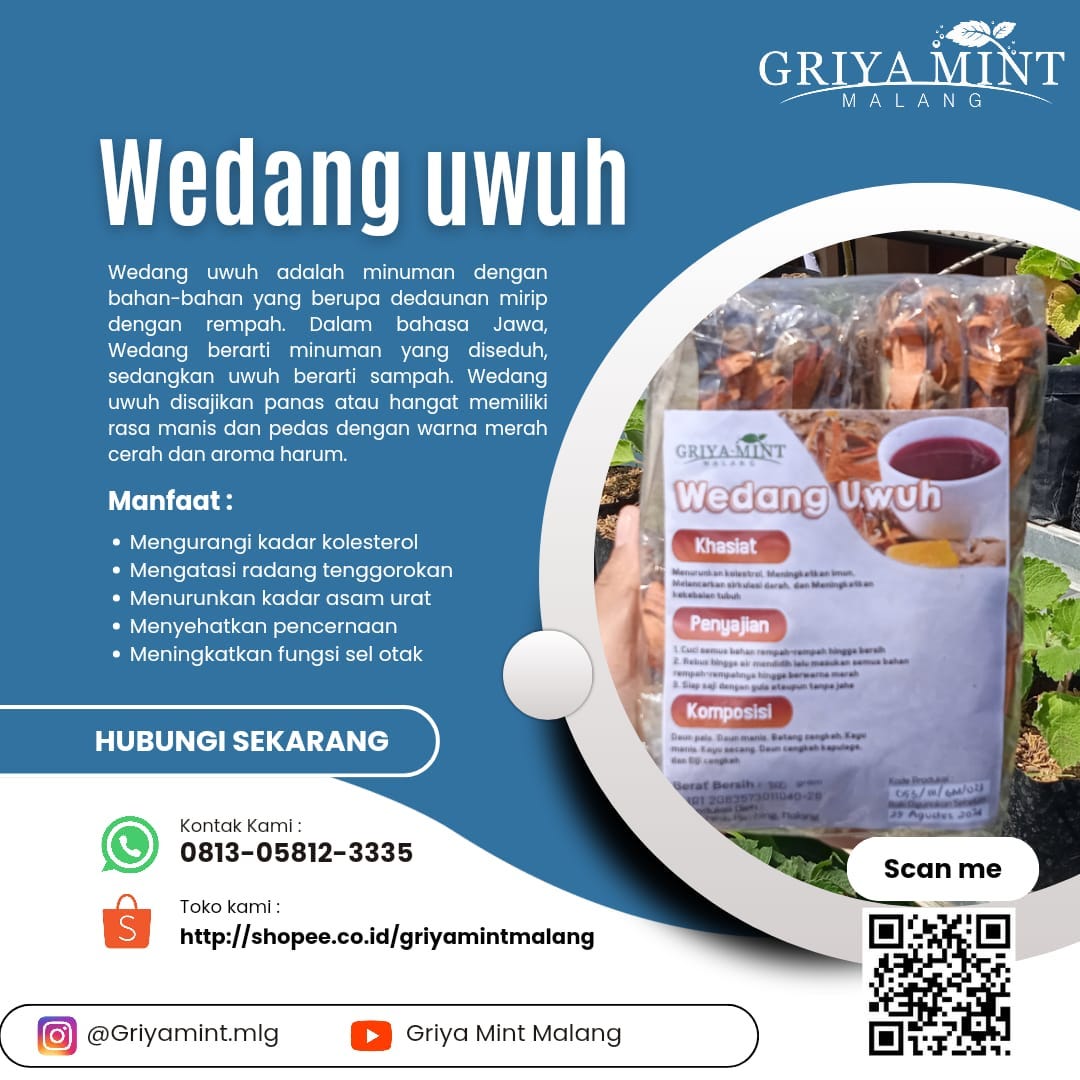 MENYEHATKAN!, WA 0813–5812–3335, Jual minuman tradisional wedang uwuh ...