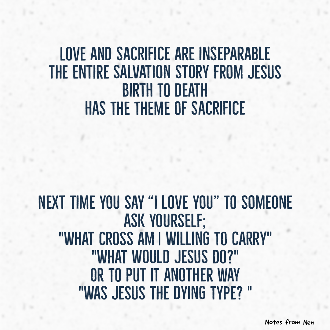 Sacrifice Love