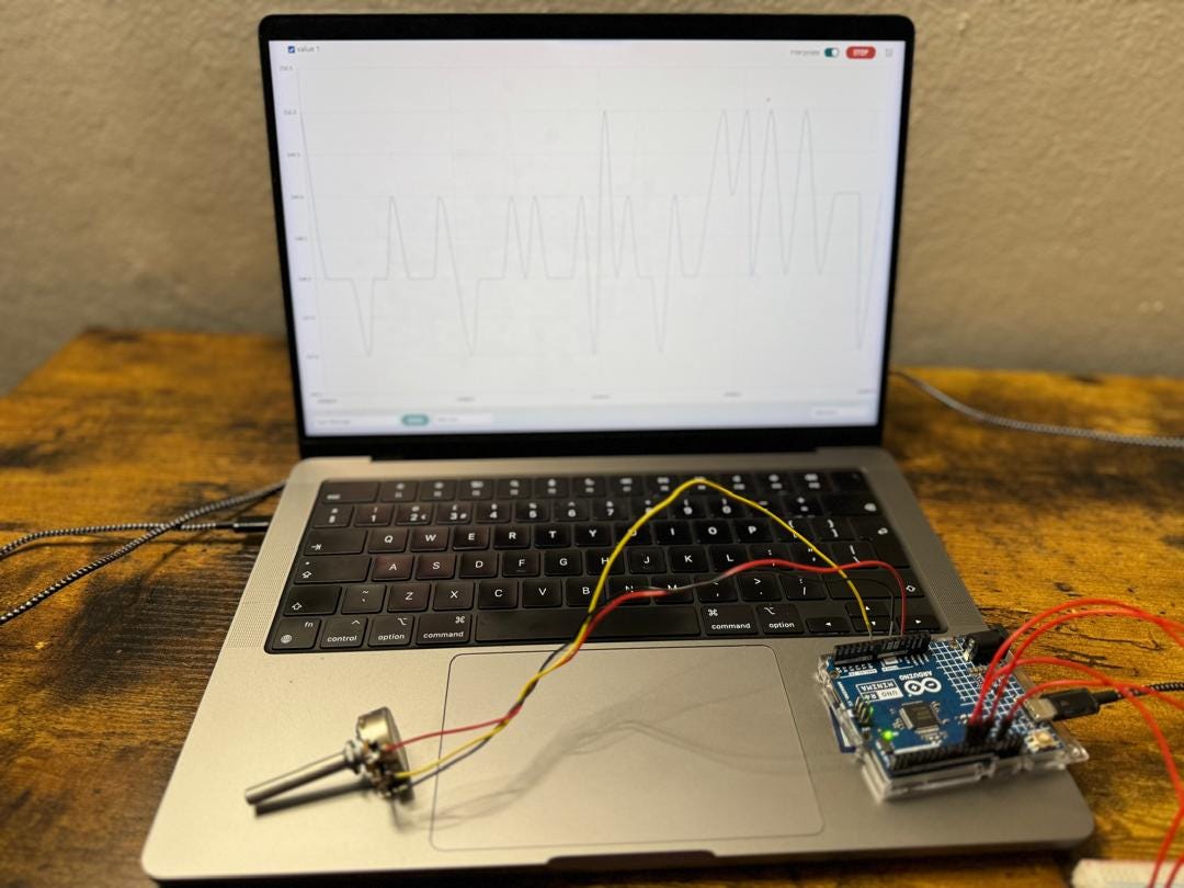 Sensing: Potentiometer. Setup | by Andrew Akuaku | Medium