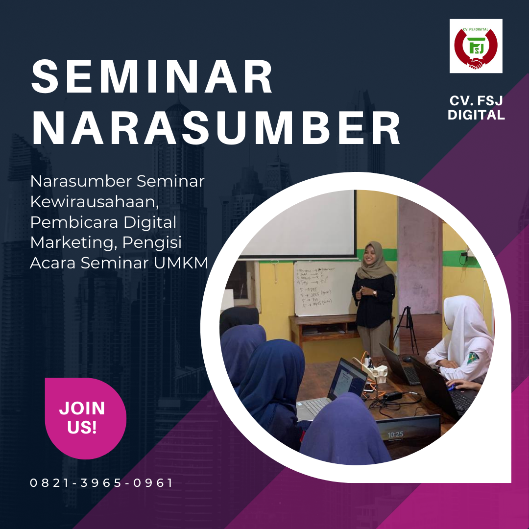Narasumber Seminar Kewirausahaan di Universitas Bina Sarana Informatika ...