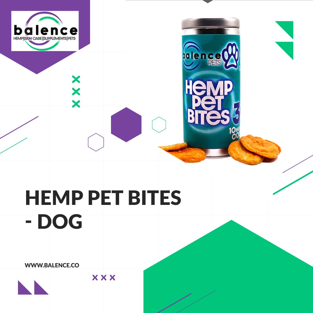 Dog Hemp Pet Bites - BalenceCo - Medium